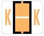 Amazon.com: TAB Alphabetic Labels - 1286 Series (Sheet) K- Lt. Orange ...
