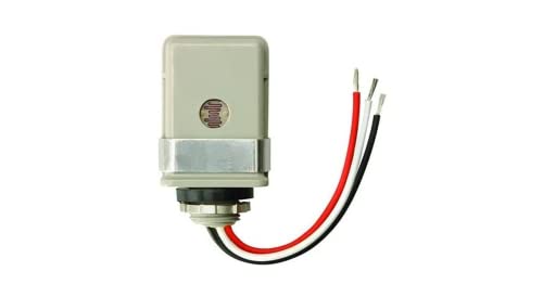Coleman Cable INC Stem-Mount Light Control with Photocell, Outdoor ...