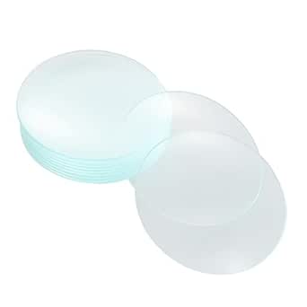 SKISUNO 10pcs Laboratory Glass Beaker Covers Evaporating Dish Lids for ...