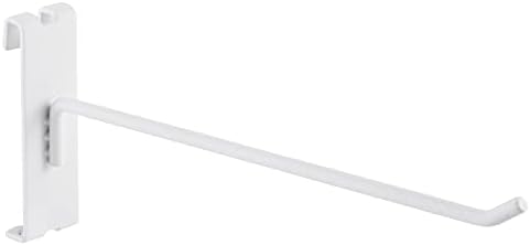 Amazon.com: Polmart 10" Heavy Duty White Gridwall Panel Hooks, Pack of ...