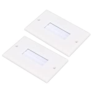 Brush Wall Plate, Neatly Fixed Cable Insert Wall Socket for HDTV for ...