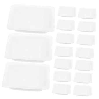 FELTECHELECTR 100pcs Weighing Dish Measuring Weigh Boats Dry Powder ...