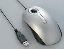 Amazon.com: iBUFFALO Arvel USB&PS/2 Optical Tilt mouse Silver MT24SV ...