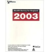 Health survey for England 2003 : Great Britain: Department of Health ...