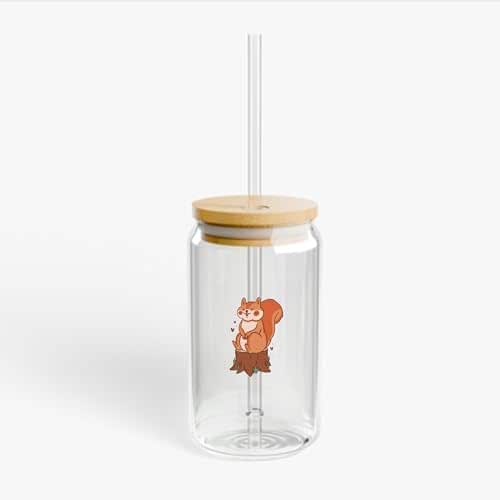 Amazon.com: Amazing Gift Design Featuring Cute Squirrel Sitting Stump ...