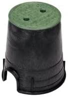 Amazon.com: 6" Round Standard S s Irrigation Control Valve Box (Black ...