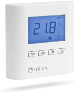 SEITRON Freetime Evo - Cronotermostato settimanale/giornaliero digitale a batteria : Amazon.it ...