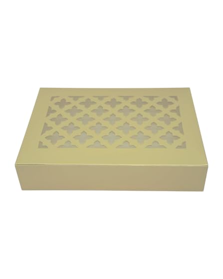 Buy KeyLine Packs Laser Cut Golden Disposable boxes for food, Mithai ...