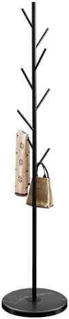 Amazon.com: Heavy Duty Coat Rack with Natural Marble Base, Freestanding ...