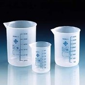 Griffin Beaker, PMP, Red Screened Graduations, 1000mL, case/6 : Amazon ...