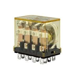 IDEC RH4B-ULD-DC24V 24 VDC Coil, 4 Poles 4PDT, Blade Terminal, Compact ...