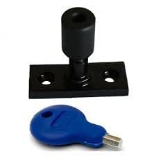 LOCKING CASEMENT STAY PIN POWDER COAT BLACK : Amazon.co.uk: DIY & Tools