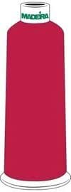 Madeira Rayon Embroidery Thread 5500yd Cone RED PINK Color: 1184 : Buy ...
