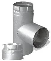 DuraVent 4PVP-T PelletVent Pro Galvalume Single Clean-Out Tee Cap ...