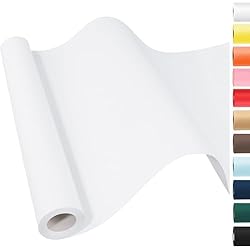 Amazon.com : White Wrapping Paper Craft Paper Kraft Paper Roll 15" x ...