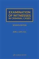 Examination of Witnesses in Criminal Cases, Seventh Edition: By: Earl J ...