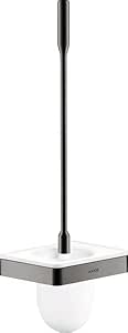 Hansgrohe AXOR Universal Accessories Toilet brush holder Wall mounting; color: Polished Black ...