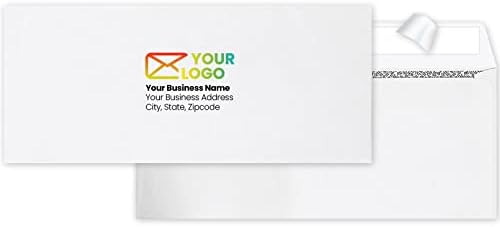 Amazon.com : 500 pack #9 Envelopes, Self Seal Custom Printed Security ...