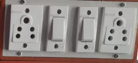 Multi Plug Point 2 light board : Amazon.in: Electronics