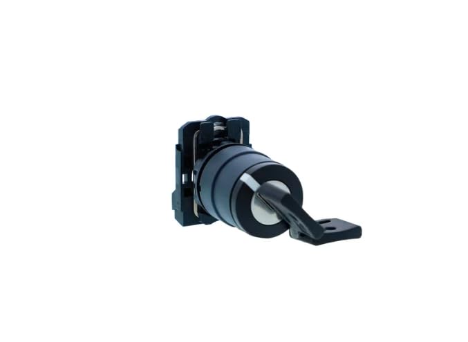 Schneider Electric - Key selector switch, plastic, black, 22mm, short ...