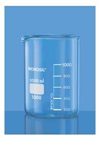 Borosil Beaker Low Form With Spout DB GR 50ml - 1000D12 : Amazon.in: Home & Kitchen