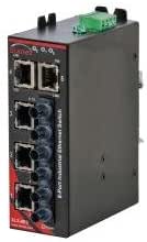 Amazon.com: Red Lion Controls/N-Tron SLX-8ES-6SC Unmanaged Industrial Ethernet Switch, Sixnet ...