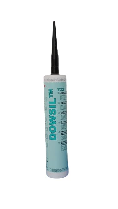 DOWSIL 732 Black Multi-Purpose Silicone Sealant 310ml Cartridge ...