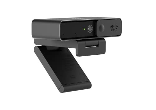 CISCO DESIGNED Cisco Desk Camera 4K in Carbon Black with up to 4K Ultra ...