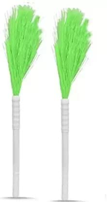 CLEANADO Foldable Plastic Broom Jhadoo/Phul Jhadu for Dusting Cleaning ...