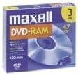 Amazon.com: Maxell DVD-RAM47 DISC 4.7GB Rewritable DVD-RAM Disc for ...