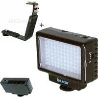 Amazon.com : Bescor LED-70 Dimmable 70W Video and DSLR Light - Bundle ...