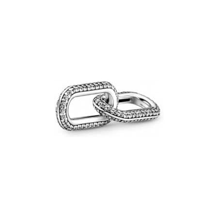 Pandora ME Styling Pavé Doppel-Link aus Sterling Silber; nur kompatibel ...