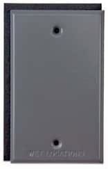 Bell Outdoor 5173-0 Gray Single Gang Blank Switch Plate Cover - Amazon.com
