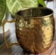Buy Devnow Brass Moscow Mule Mug with Brass Handle 500ml Online at Low ...