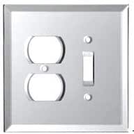 CRL Duplex and Toggle Combo Glass Mirror Light Switch Cover Plate ...