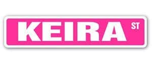 Amazon.com: KEIRA Street Sticker Sign name childrens room door gift kid ...