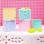 Amazon.com: Baby Blocks Pastel Favor Box - 4 pcs : Home & Kitchen