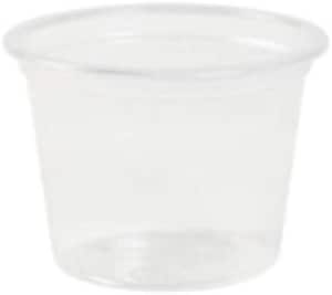 Amazon.com: Naturally Chic Disposable Sauce Dipping Cups - Clear, Round ...