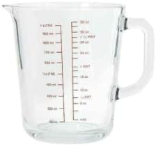 Pyrex Glass Measuring Jug, Transparent, 1 Litre : Pyrex: Amazon.co.uk ...