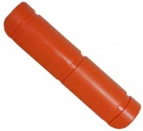 EPHA4O - Epha 4'' X 2-1/2'' Orange Hose Guard with Zip Ties, 1EA, EPHA ...