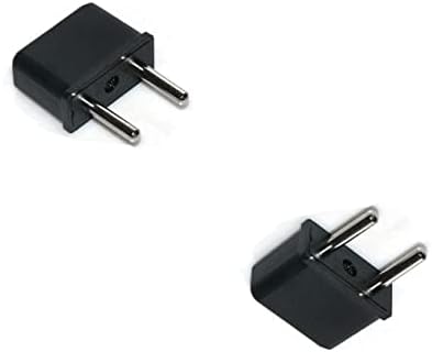 fdealz [ 2 Pieces ] Plug Converter Adaptor (EU Male - US Female) Plug ...