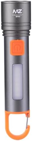 MZ M985 Zoomable Metal LED Torch - Silver |with 4 Different Modes | 50W ...