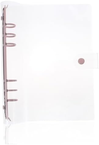Ipetboom Carpeta Argollas Rosa con Cubierta Transparente PVC Anillos ...