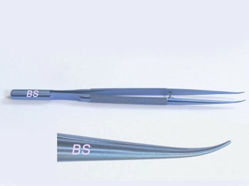 ENT CURVED FORCEPS PLASTIC SURGERY MICRO FINE 8 MM ROUND : Amazon.in ...