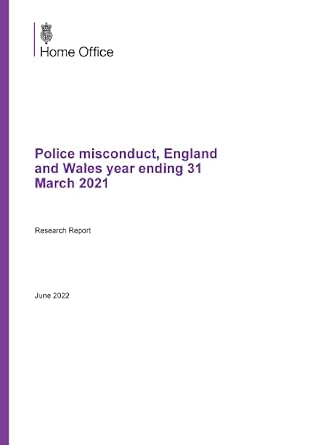 Amazon.in: Buy Police misconduct, England and Wales year ending 31 ...