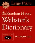 Amazon.com: Random House Webster's Dictionary-Large Print Edition (HC ...