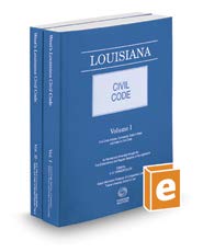 Louisiana Civil Code 2020 Edition 2 Volume Set: Jr. Ronald J. Scalise ...