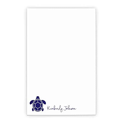 Amazon.com: Personalized Sea Turtle Notepad, Nautical Personalized ...