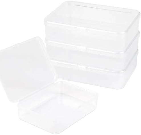 Amazon.com: 5 Pcs Mini Plastic Storage Containers Box with Lid, Small ...