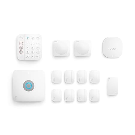 Amazon.com: Ring Alarm Pro 13-Piece Kit (newest model) and eero Wi-Fi 6 ...